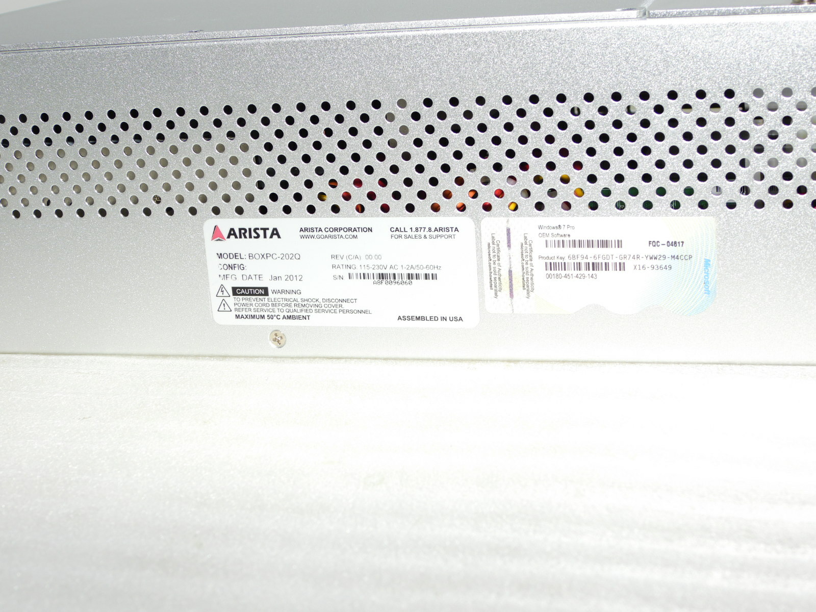 Arista Goarista BOXPC-202Q Compact Industrial Computer 115-230VAC | eBay
