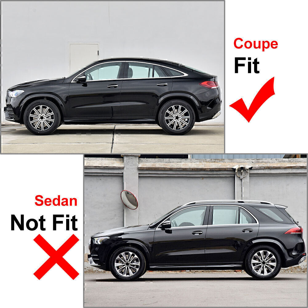 For Mercedes GLE Coupe C167 GLE350 GLE450 2020+ Rear Bumper Canard Air ...