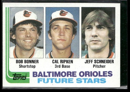 1982 Topps #21 Orioles Future Stars (Bob Bonner / Cal Ripken / Jeff ...