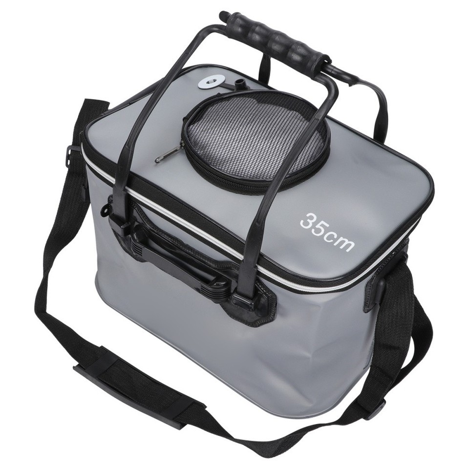 Fish Bucket Fishing Barrel Outdoor Fishing Tackle Storage Fishing ...