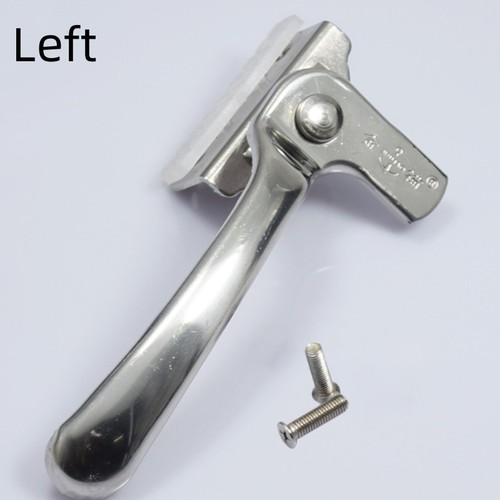 Stainless Steel Casement Window Locking Handle Grip Left Hand Silver ...