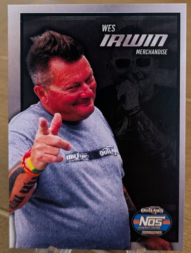 2025 World Of Outlaws Trading Card Wes Irwin Merchandise Living Like ...