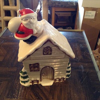 Ceramic Santas candy house 1979 | eBay