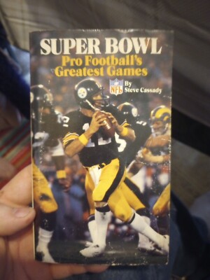 Super Bowl Pro Football's Greatest Games Book Terry Bradshaw (1980 ...