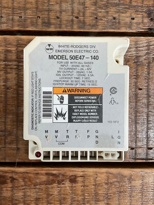 Ignition Control Circut Board 50E47-140 White-Rodgers | eBay