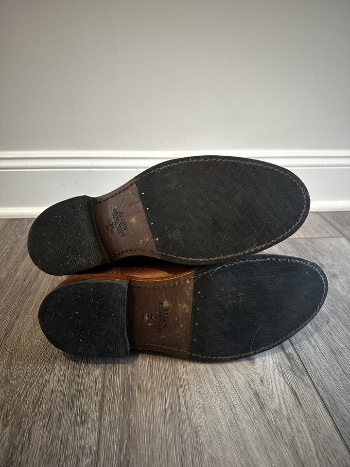 Allen Edmonds Dallas Low Roper Boots 13 D Cheyenne Brown Leather | eBay