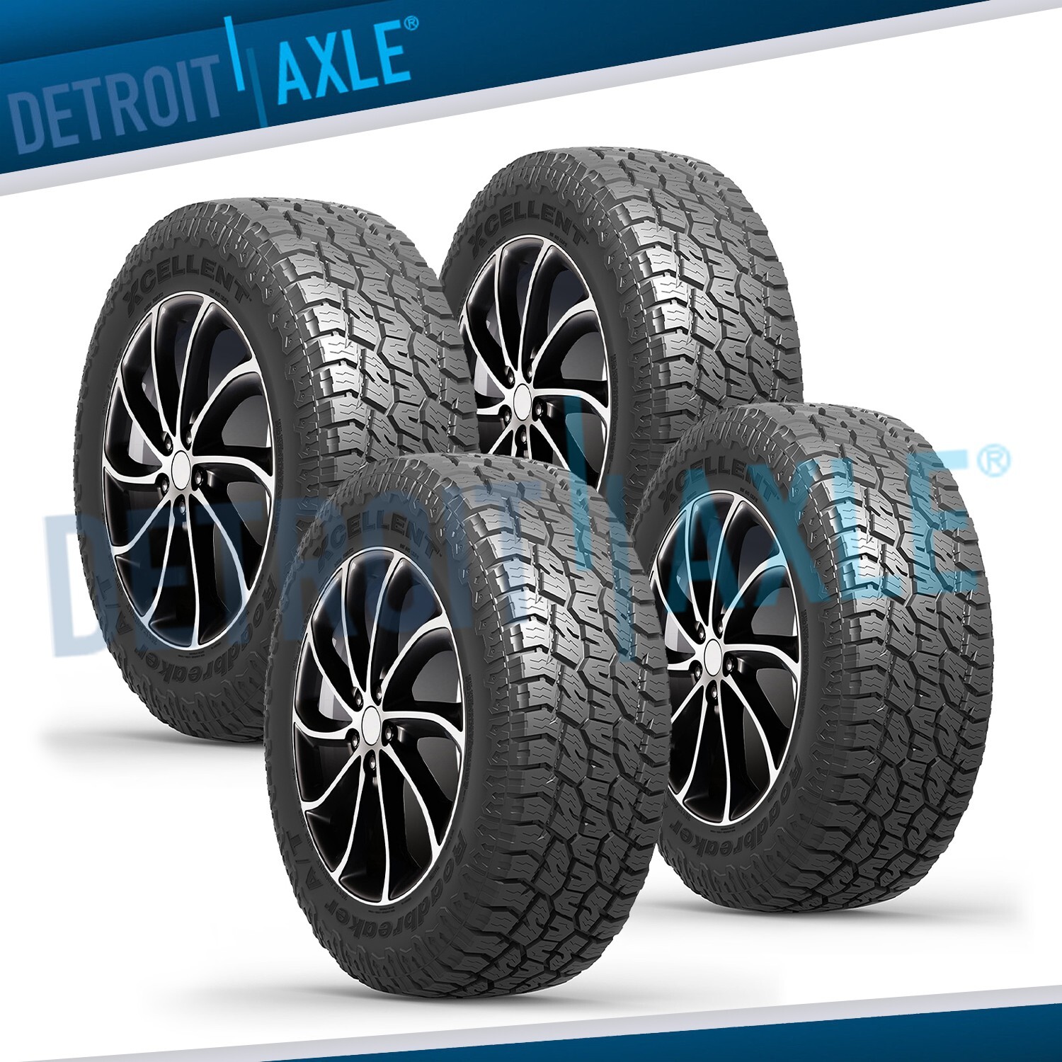 Set of 4 Tires P225/65R17 100T 225/65-17 All Terrain Roadbreaker AT 225 ...