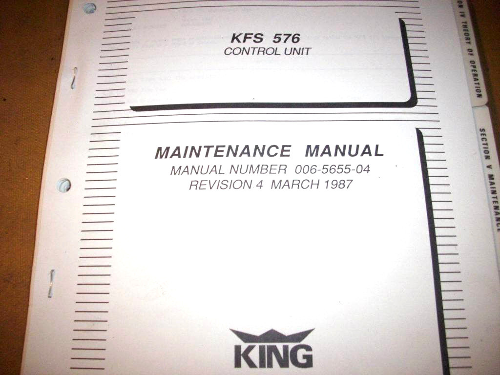 King KFS 576 Service manual | eBay