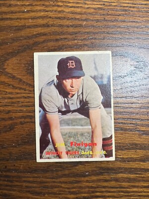 1957 TOPPS BASEBALL CARD #248 JIM FINIGAN NICE BUT WRINKLES!!!!!!!!! | eBay