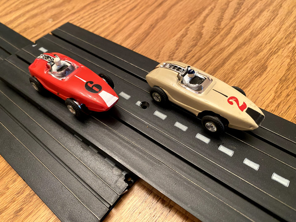 Aurora Model Motoring Golden Gate HO TJET Slot Car Set - Vintage 1966 ...