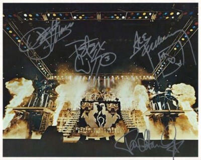 Kiss Band Autographed 8x10 Signed Photo reprint Live Concert | eBay
