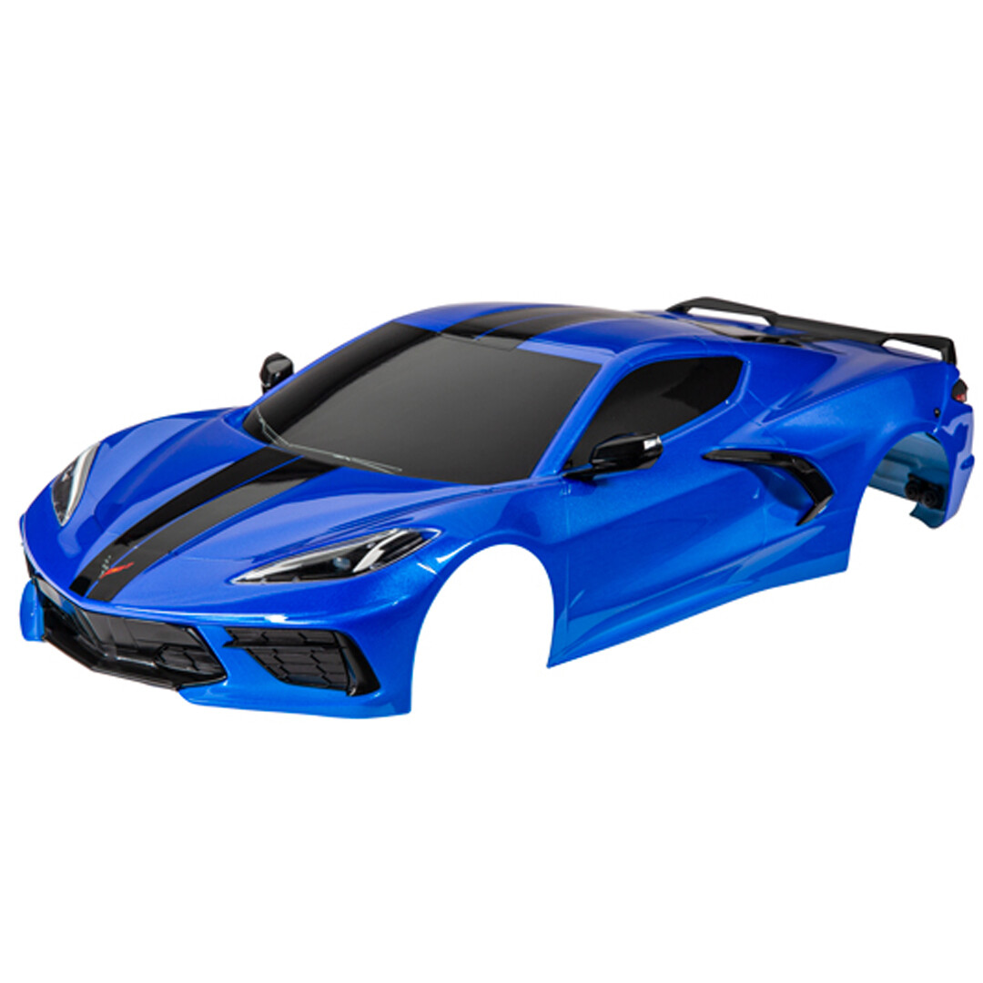 Traxxas 9311X Complete Painted Blue Body : 4-Tec 3.0 Chevrolet Corvette Stingray | eBay