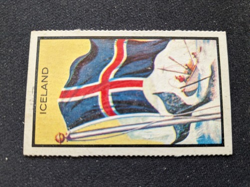 1963 Topps Flags Midgee Card # 39 Iceland (EX) | eBay