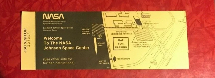 Nasa Houston Space Center Visitor Map