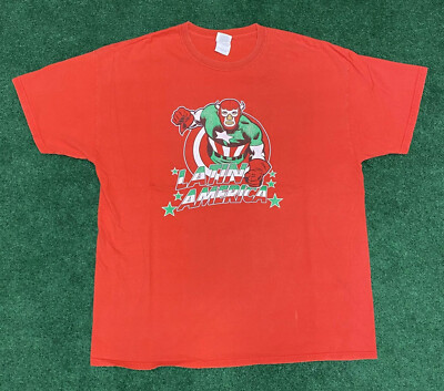 Vintage Latin America “Captain” Mexican Mexico Flag Funny Comedy Marvel ...