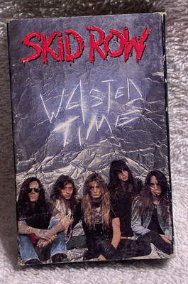 SKID ROW - Wasted Time Cassette Single - Cassette Tape and Original Box ...