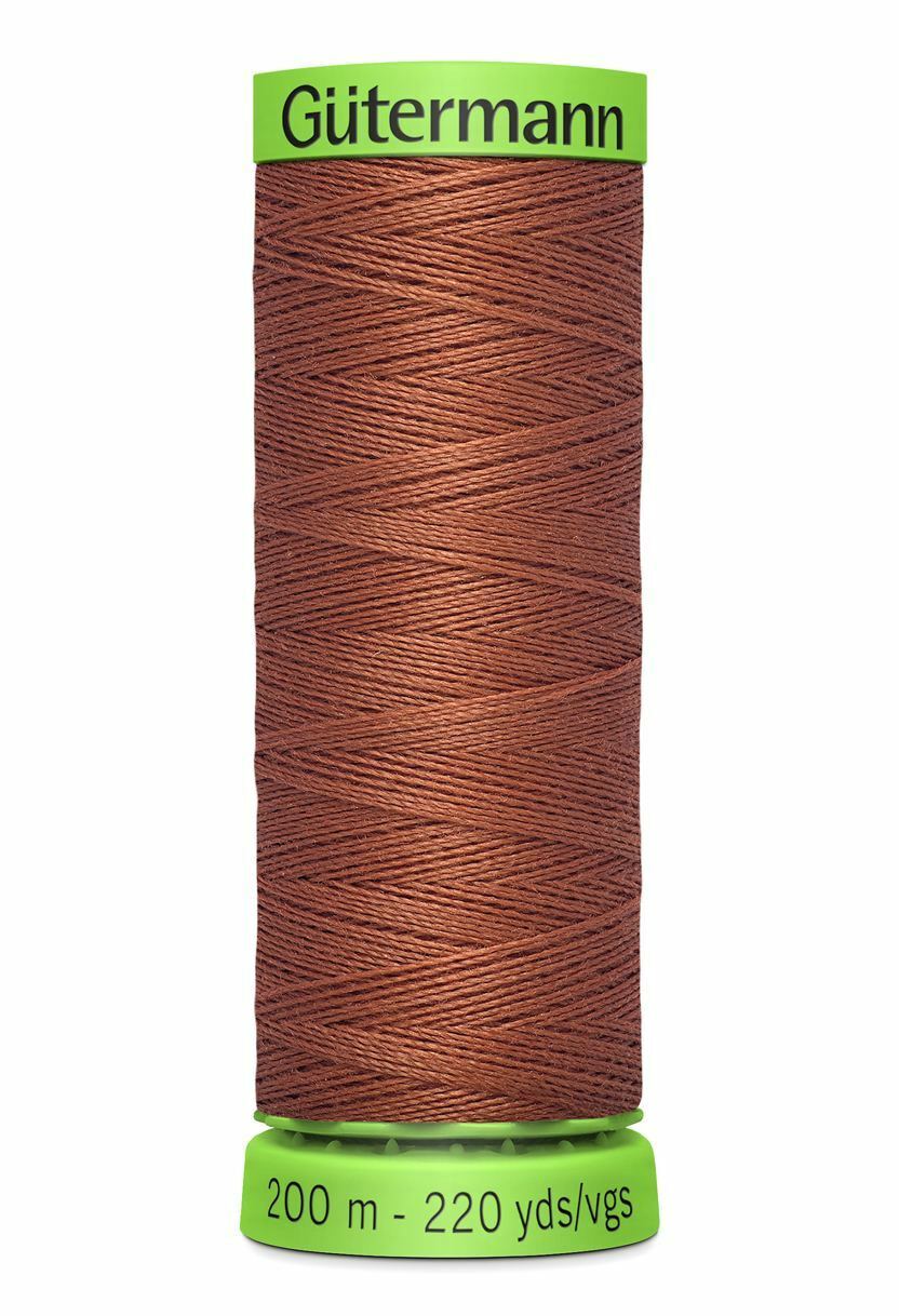 Gutermann Extra Fine Thread # 847 COPPER, 200m Spool 100% Polyester | eBay