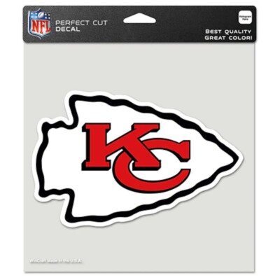 Kansas City Chiefs NFL 8"x8" Decal Sticker Primary Team Logo Die Cut ...