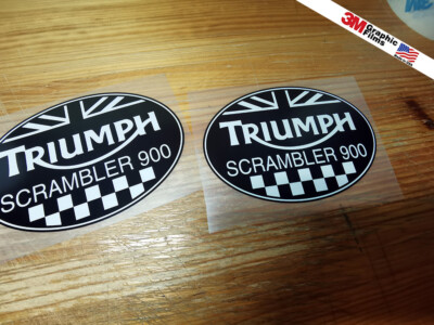 Triumph Scrambler 900 Decal Set X2 Vinyl Stickers Stickersステッ | eBay