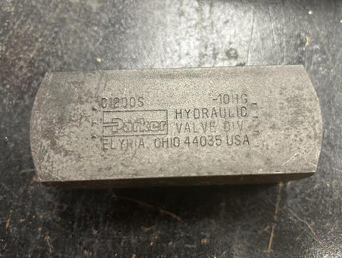 Parker C1200S Hydraulic Valve D 5000 PSI, 1"NPT- GHA-34 | eBay