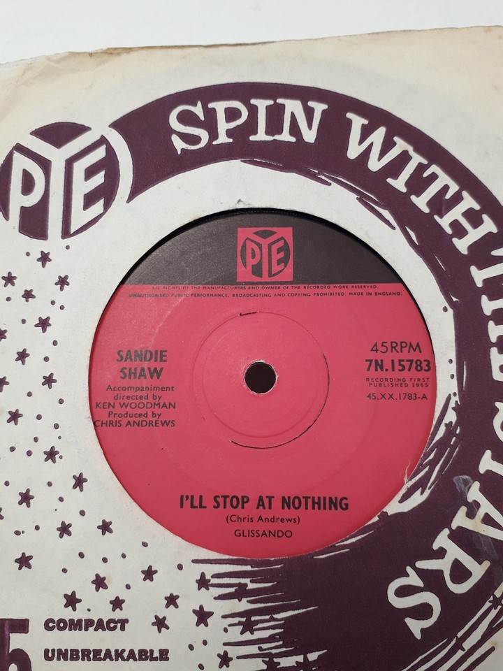 Vintage Lot of 5 Pye 45 RPM Vinyl Records 1960s Jazz Pop TV Themes ...