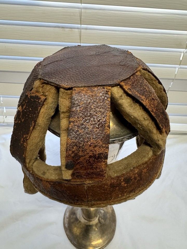VERY RARE Antique Old Early 1900's Leather 8 Spoke Head Harness ...