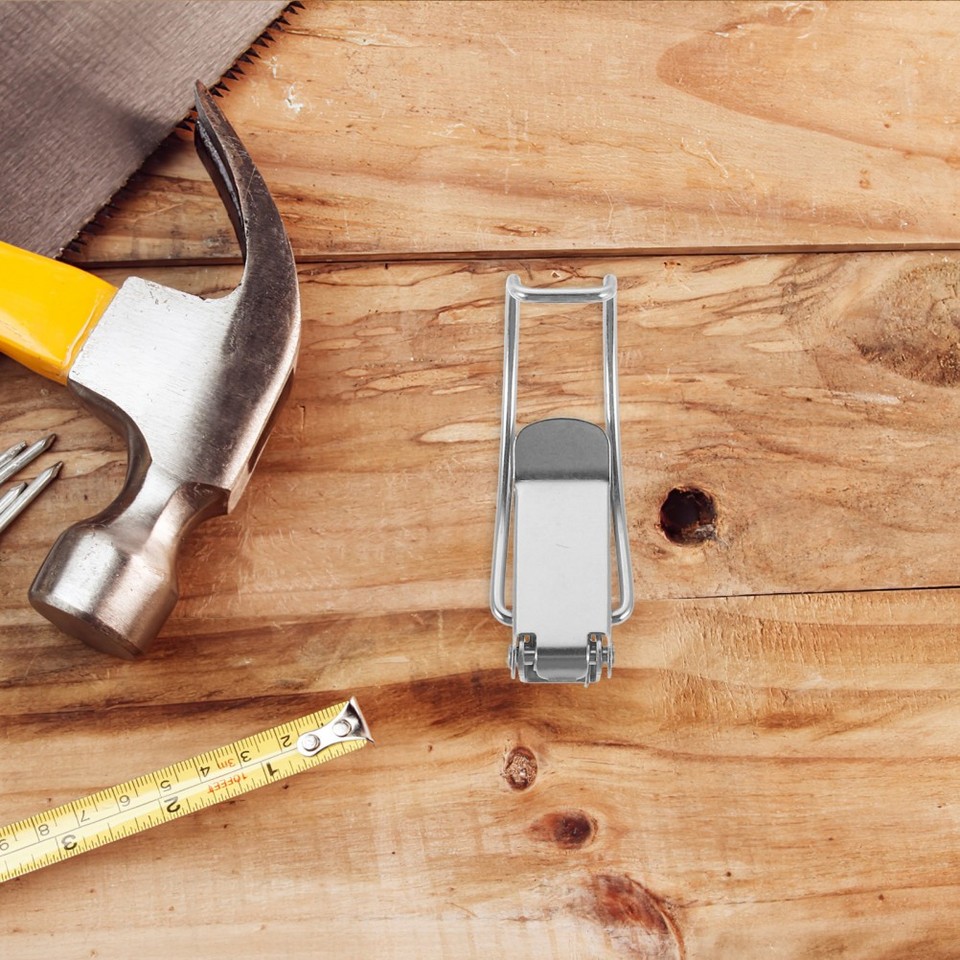 15 PCS Seal Barrel Buckle Duckbill Spring Latch Flat for Sealing Bucket ...