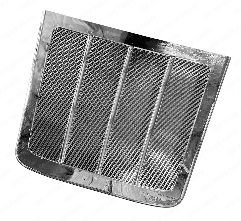 QSC Replacement Aftermarket Grille Assembly w/ Bug Screen for Peterbilt ...