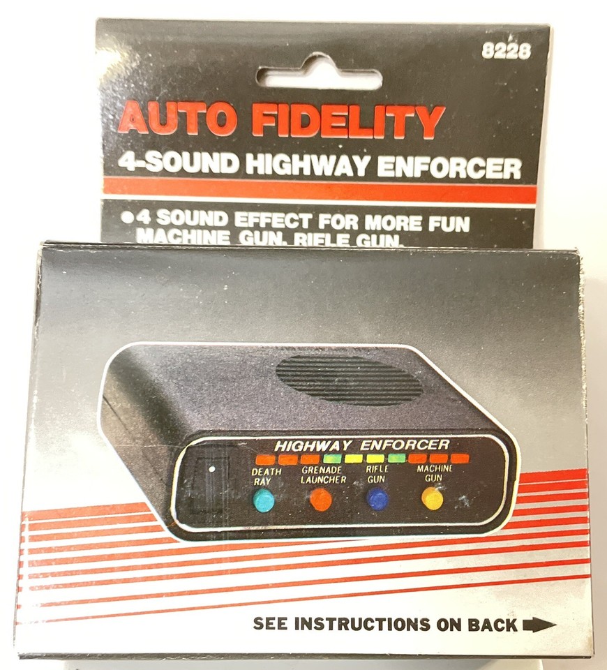 Roadway Equalizer Vintage 80s Sound Effects Machine Gun Laser Death Ray ...