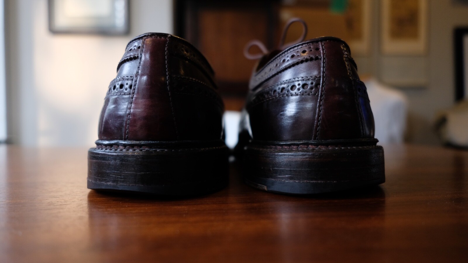 Alden Longwing Brogues Color 8 Shell Cordovan Size 11… - Gem