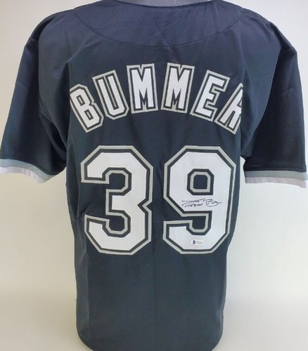 AARON BUMMER Signed Chicago White Sox Custom Jersey (Beckett Witness ...