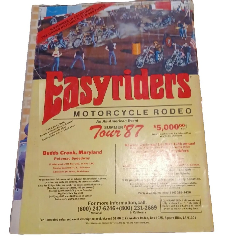 1987 October Easyriders - Vintage Motorcycle Magazine | eBay