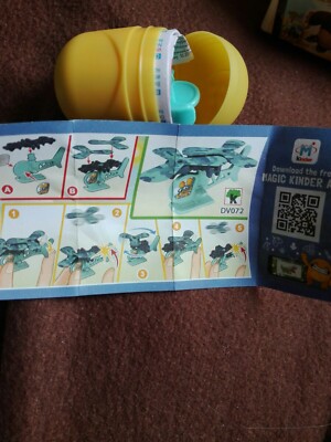 KINDER SURPRISE 19 /20 GO MOVE DV072 : Hélicoptère camouflage +BPZ Neuf ...