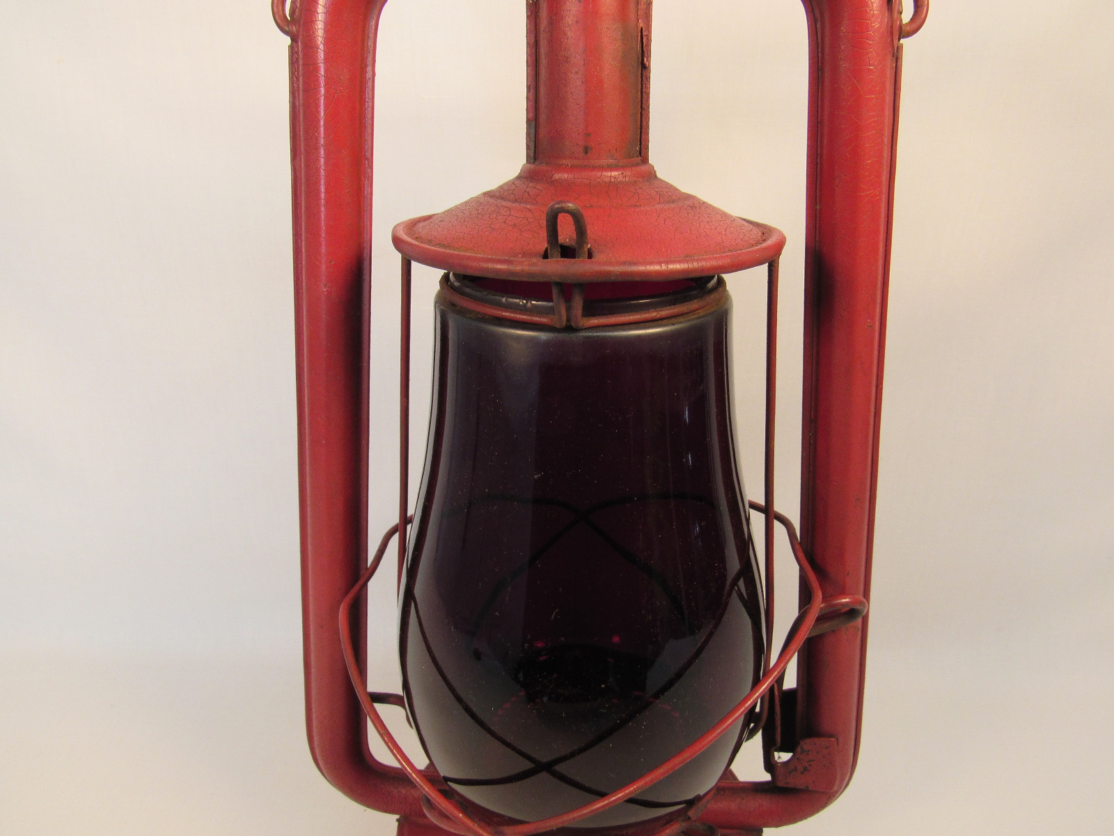 Antique Vintage Embury Defiance Lantern No. 0 Red Globe Warsaw NY | eBay