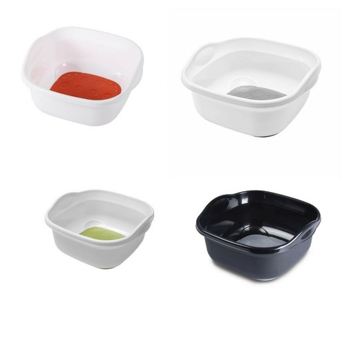 Addis 8.5 L Soft Touch Washing Up Bowl Plastic Sink Dishes Basin with ...