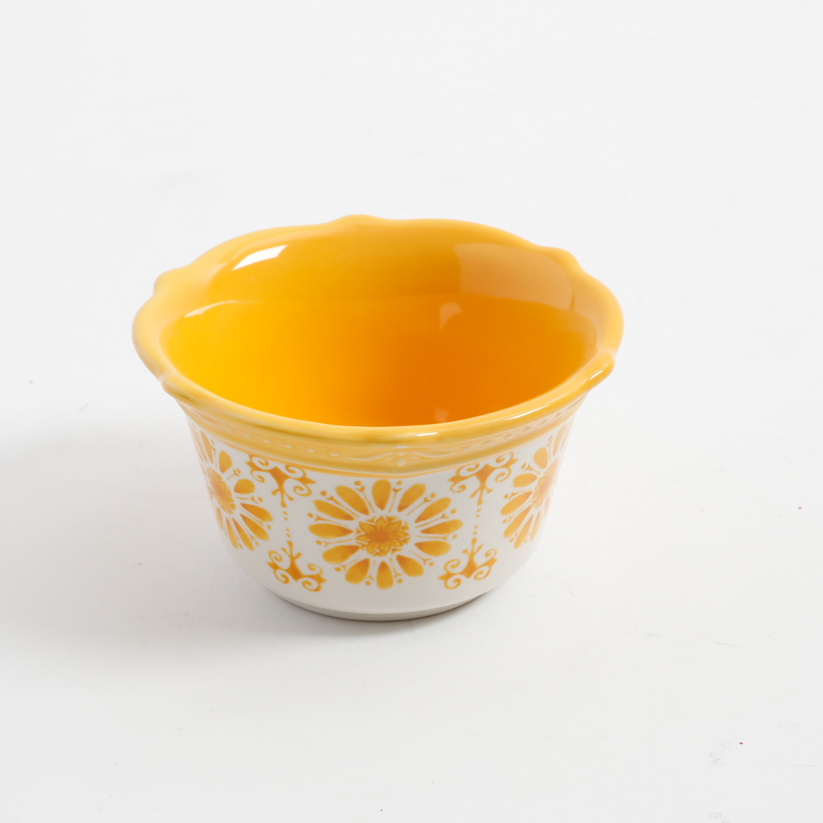 Set of 8 Floral 4-inch Ramekins Bowl Cooking Baking Serving Pioneer ...