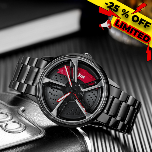 Wheel Watch iWatch Sports Audi RS Waterproof Metal Band Case Birthday ...
