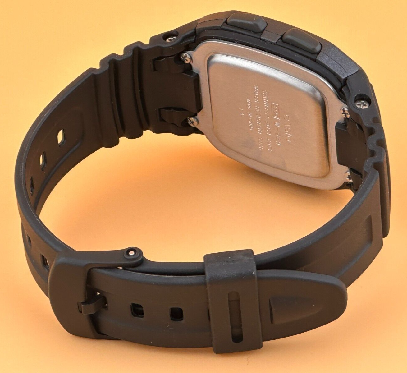 Casio W-96h-1a Classic Digital Dual Time Alarm Mens Kids Rubber Watch ...