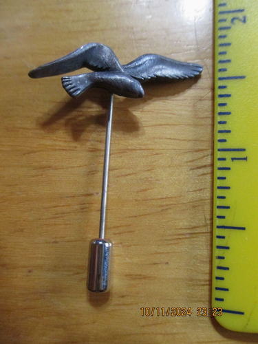 Vintage Silver-tone Metal Flying Dove Pin Brooch | eBay