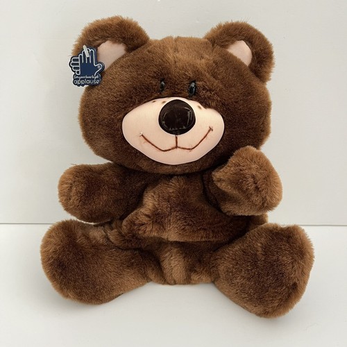 Applause/Berrie 1986 Elroy Teddy Bear Hand Puppet Freckles Stuffed Toy ...