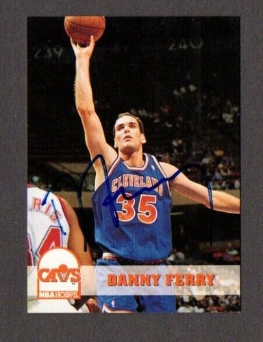 Danny Ferry 1993-94 NBA Hoops Authentic autographed card Cavaliers 03 ...