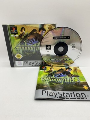 Syphon Filter 3 - PAL Playstation 1 - PS1 - Platinum Edition - CIB ...