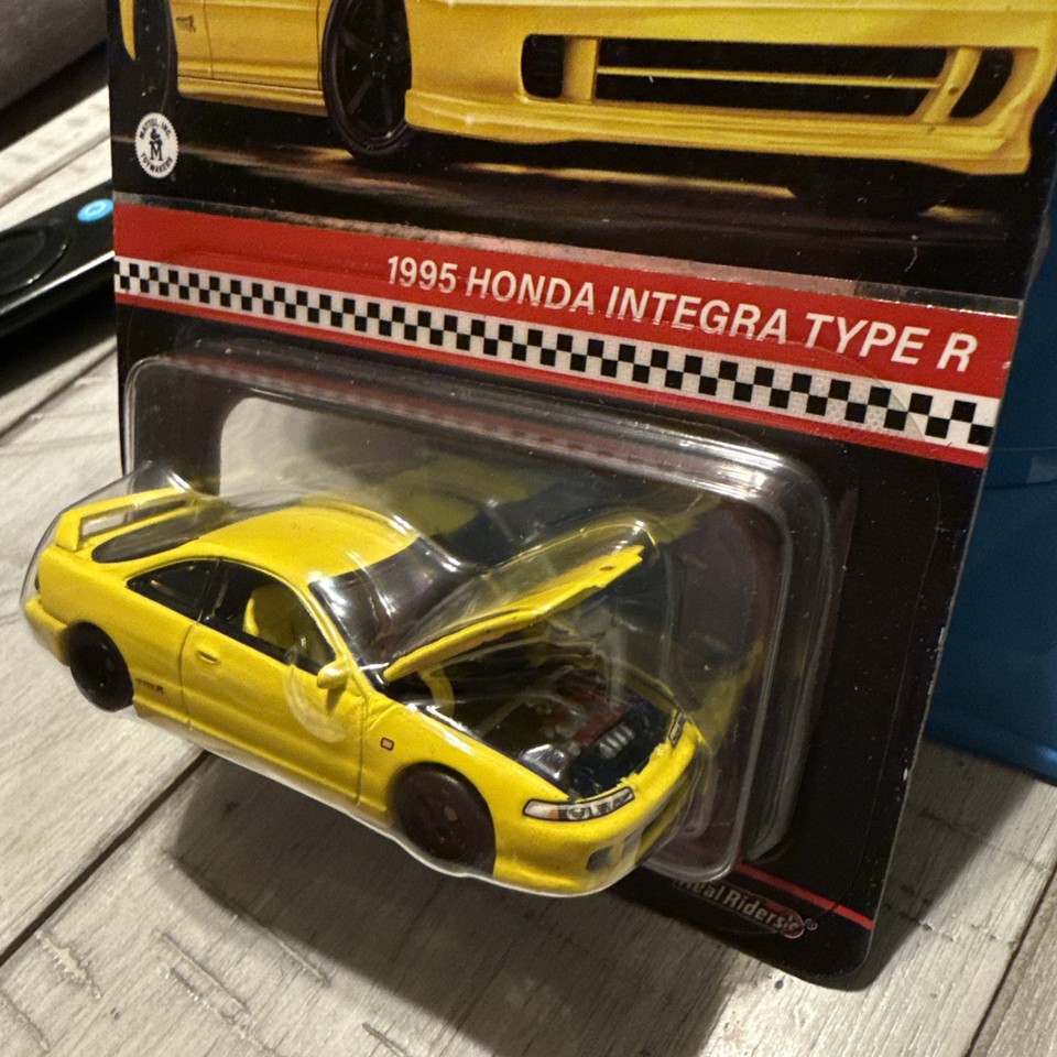 2024 HOT WHEELS RLC RED LINE CLUB 95 HONDA INTEGRA TYPE R YELLOW JDM ...