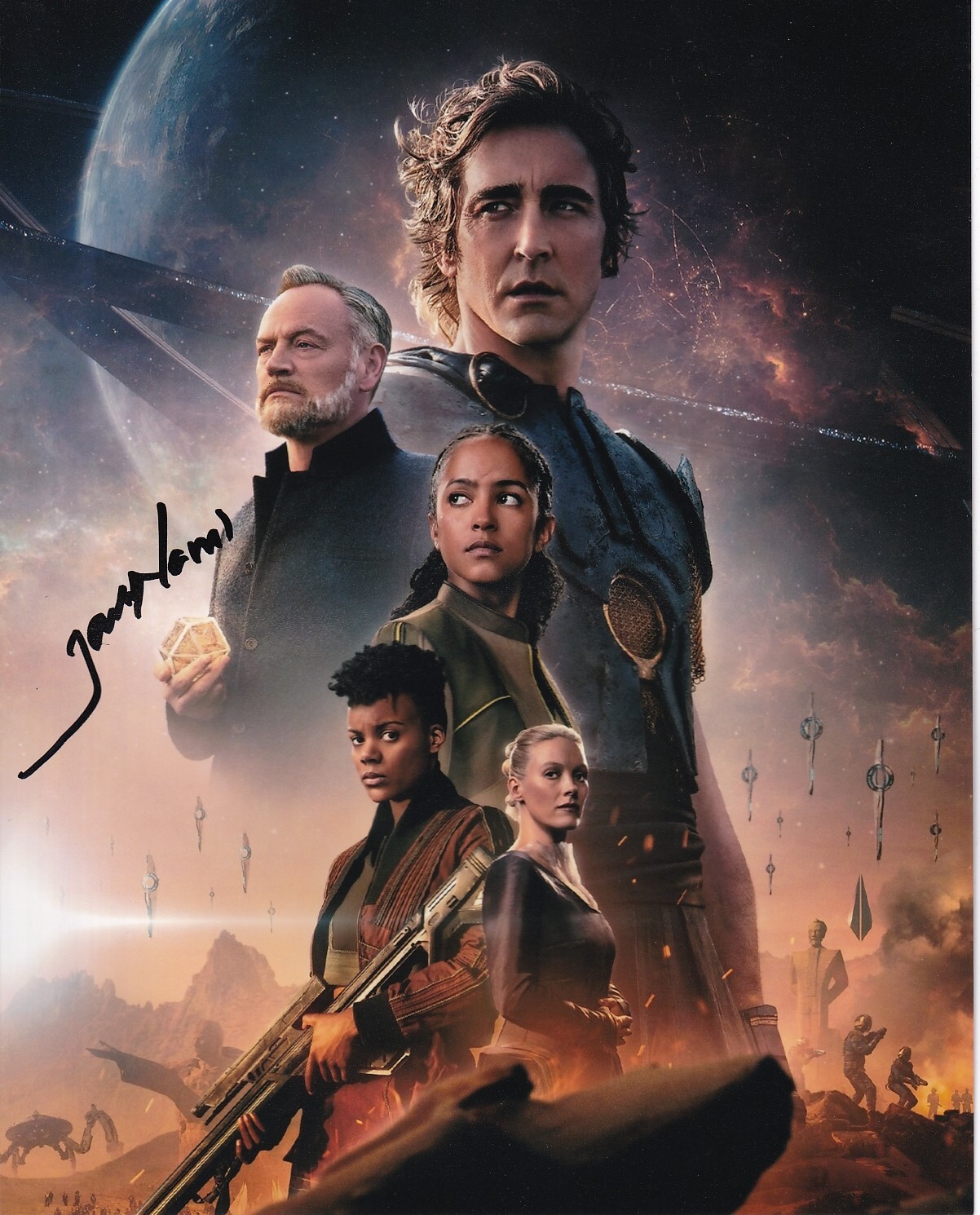 JARED HARRIS signed Autogramm 20x25cm FOUNDATION in Person autograph ...