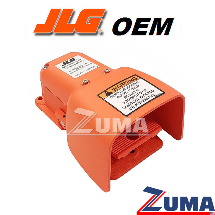 JLG 4360031 Guarded Foot Pedal Switch - Orange for sale online | eBay