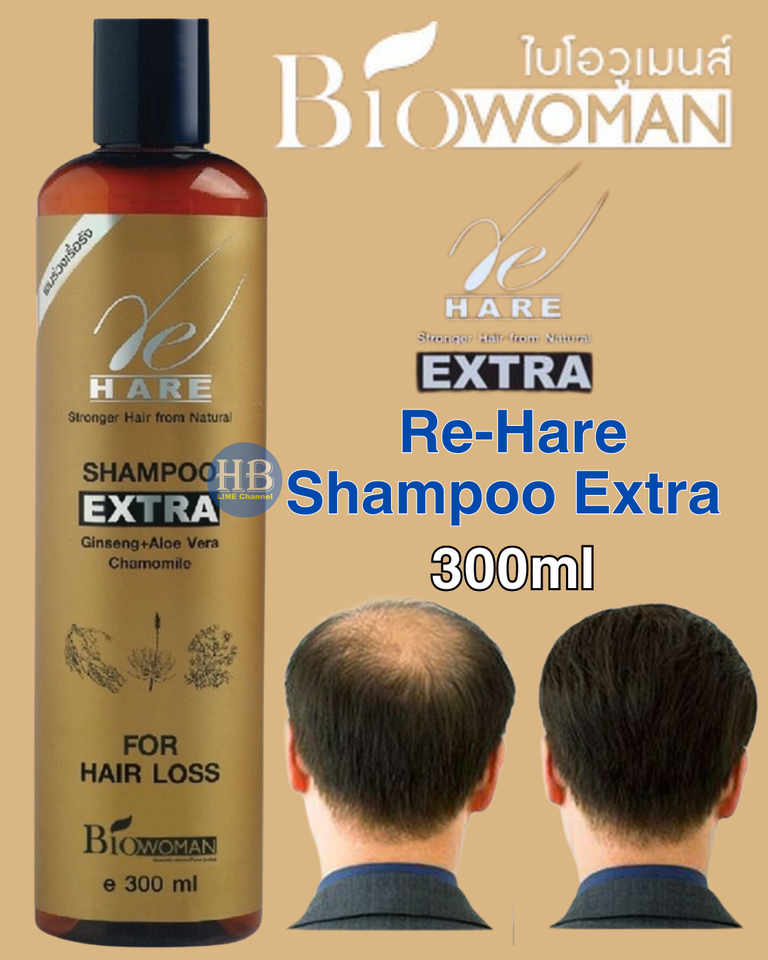 Hair Loss Shampoo Extra Biowoman -Hair Growth Fast Ginseng Aloe Vera ...