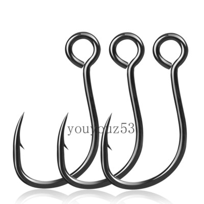 Inline Single Hooks Siwash Hooks Saltwater Fishing Lures Replacement ...