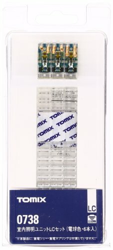 Tomix 0738 (6x 0734) LED Interior Lighting Kit LC (Incandescent-like ...