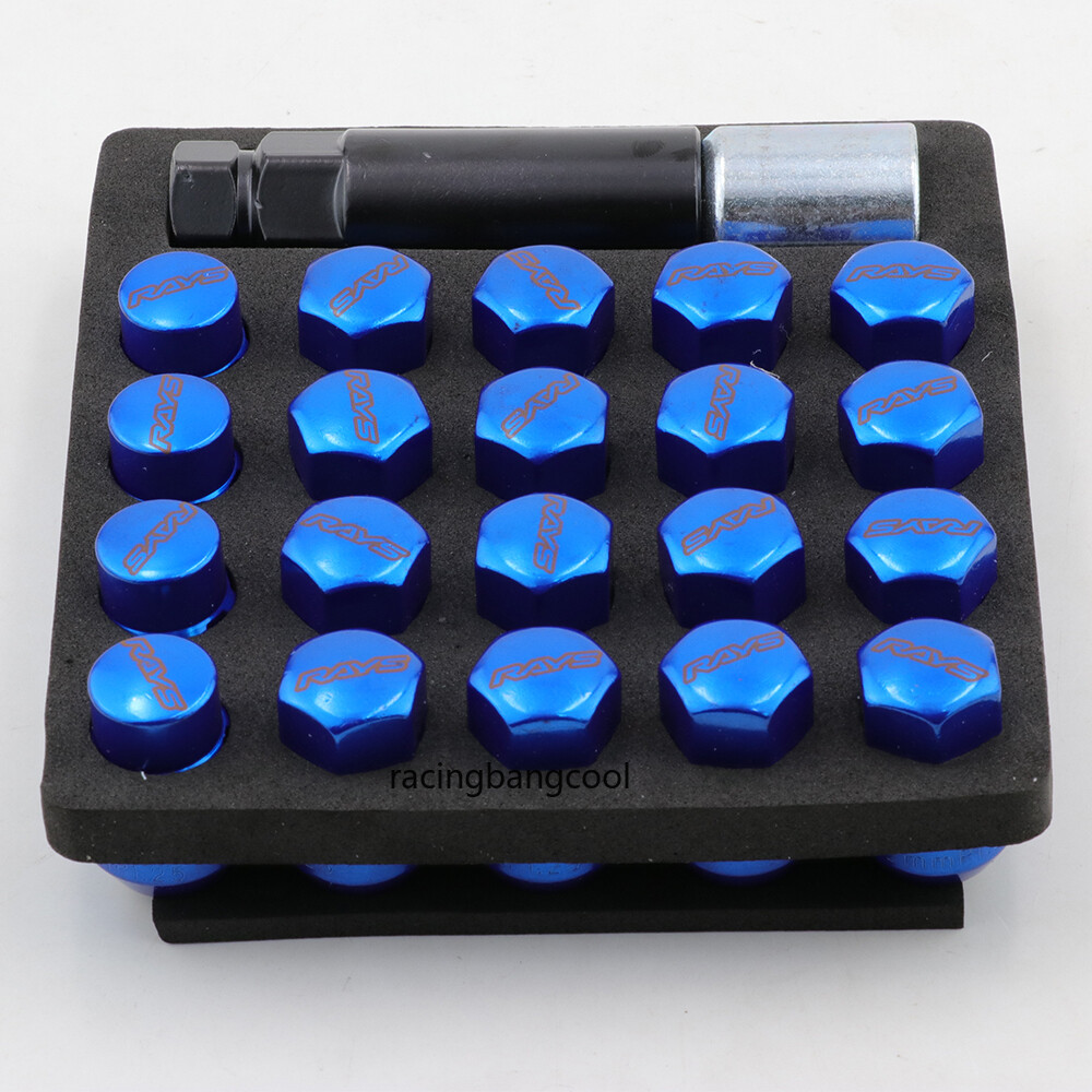 20pcs/set M12x1.5 17 HEX Steel Racing Wheel Rims Lug Nuts Extended ...