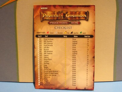 Pirates CSG Pirates of the Caribbean - Singles | eBay